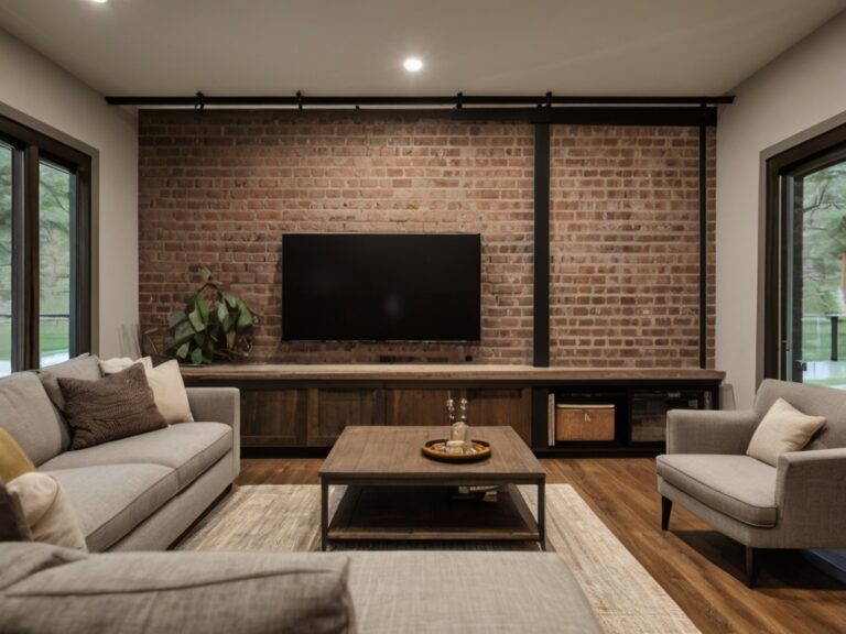 17 Brick TV Wall Design Ideas for 2024 - TrendingBuzzX